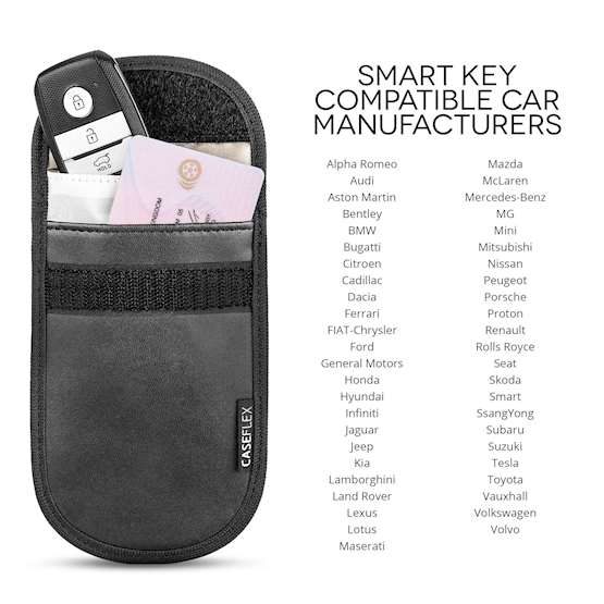 Car Key Signal Blocking Faraday Pouches RFID - RFID Protection Ireland
